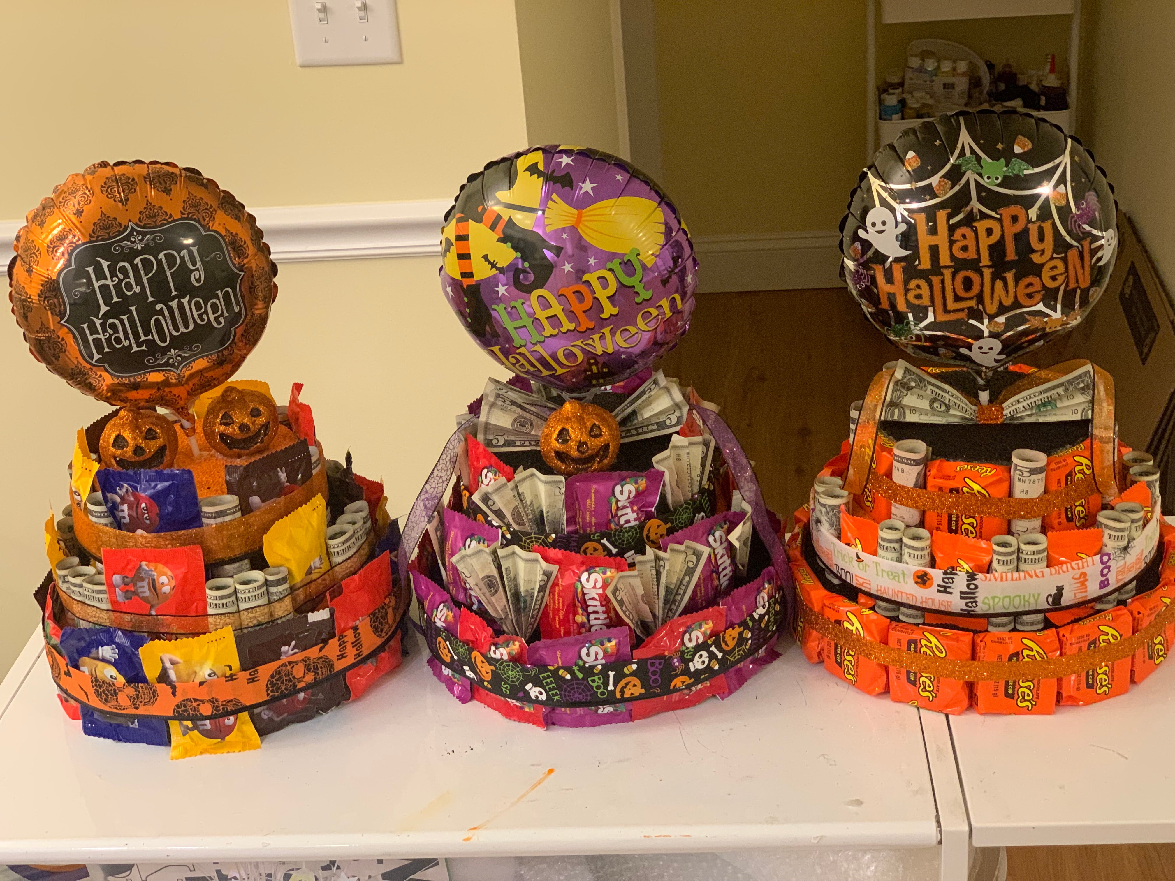 Halloween money candy cake – CraftsByMCCreations