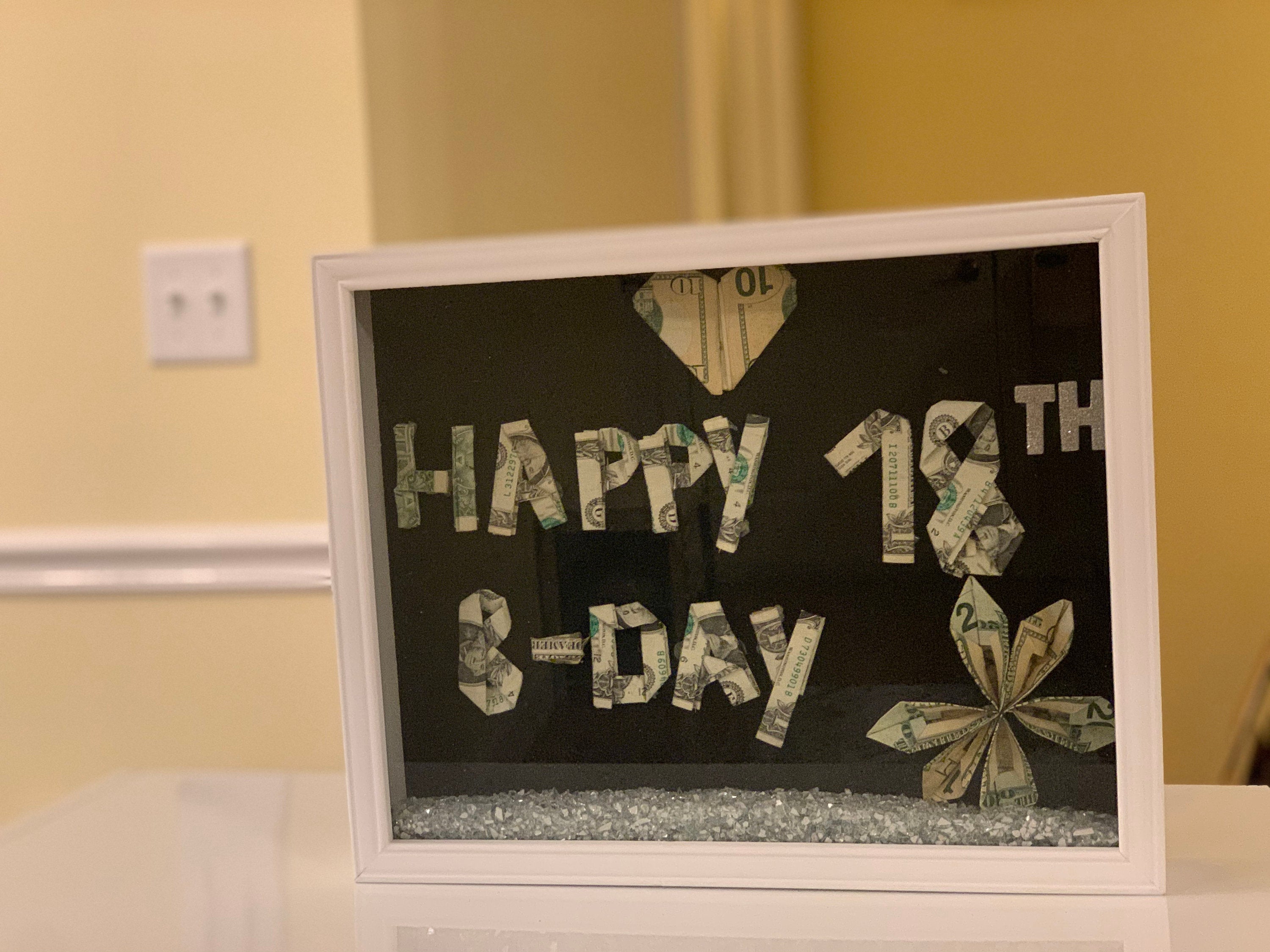 Money shadow box – CraftsByMCCreations